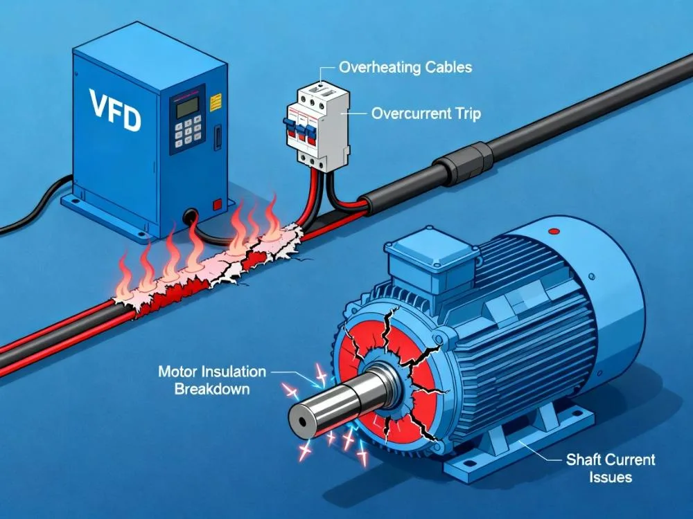 Avoid These 8 VFD Long Cable Hazards: A Guide to Max Length